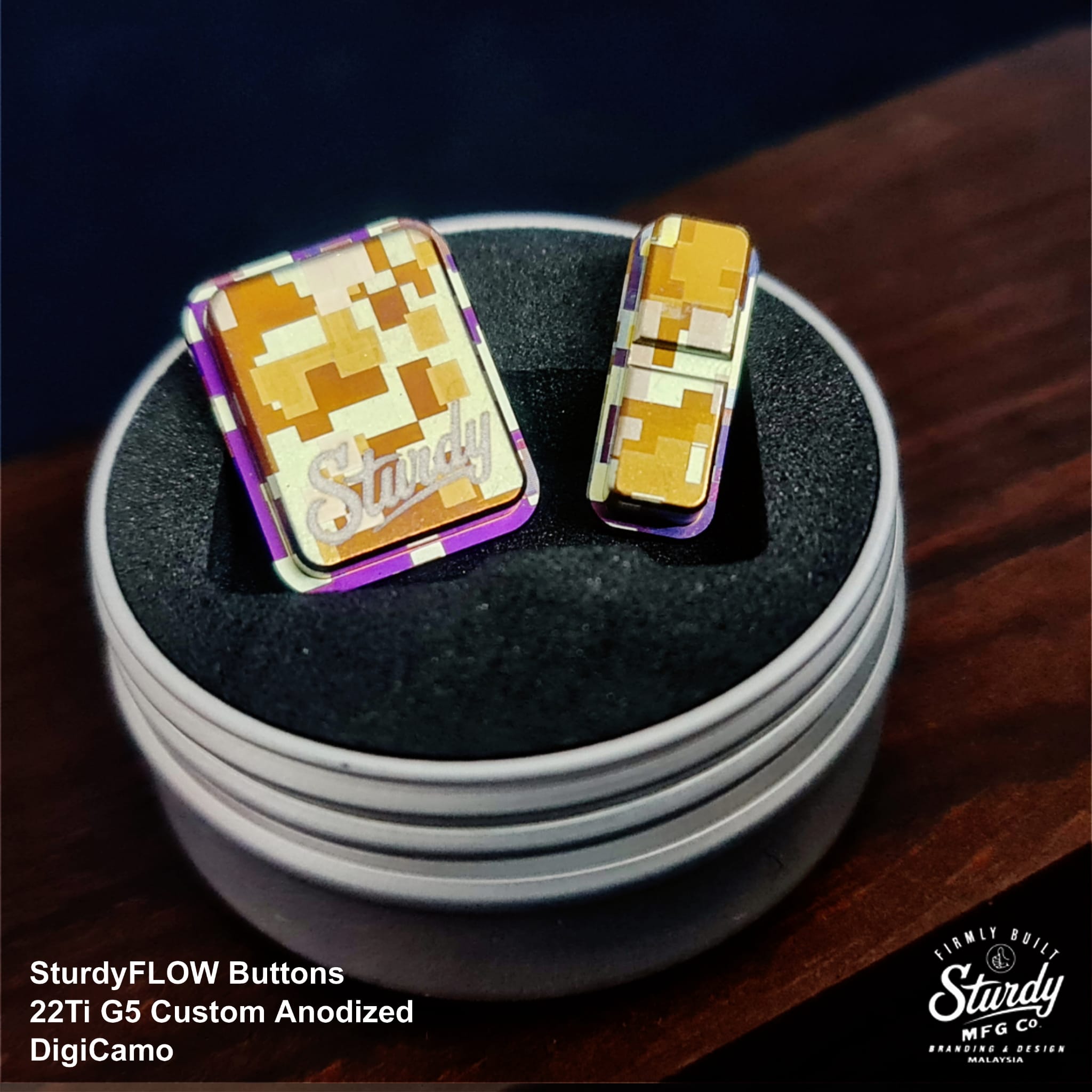 STURDY MFG Sturdy Dot AIO v2 Nero Edition Button Sets – Vaporony